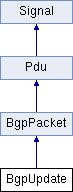 Cisco Packet Tracer Extensions API: BgpUpdate Class Reference