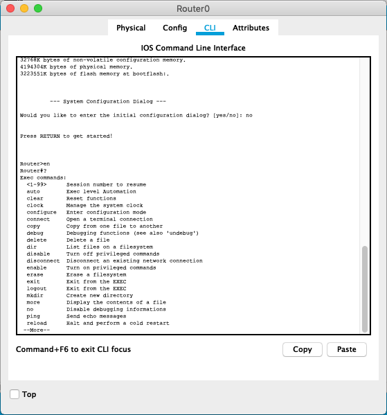 Cisco IOS Supported Commands: Routers Cisco IOS Supported Commands: Routers